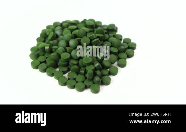 Spirulina algae chlorella tablets Stock Videos & Footage - HD and 4K ...