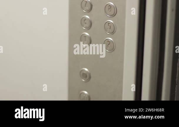 Elevator buttons panel stainless steel Stock Videos & Footage - HD and 4K Video Clips - Alamy