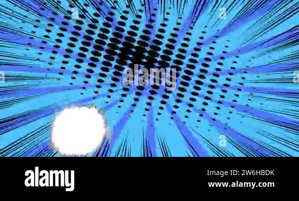 Animated Pop Art Background Cartoon. Comic Book Motion Poster for your ...