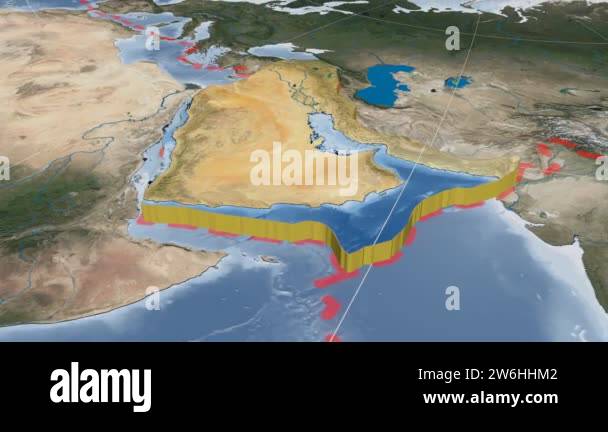 Arabian plate tectonic map Stock Videos & Footage - HD and 4K Video ...