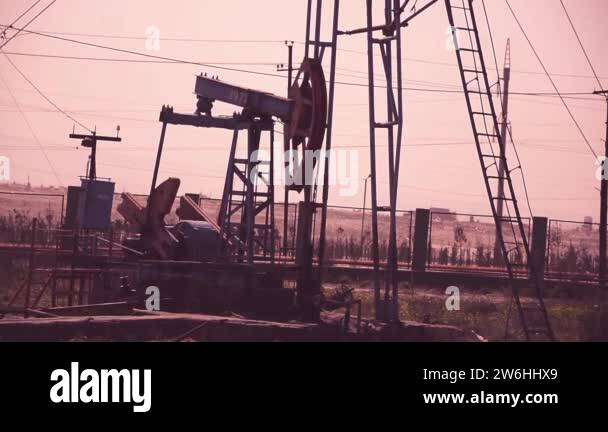 pump drilling rig. Mining of oil and gas. The oil price is increasing ...