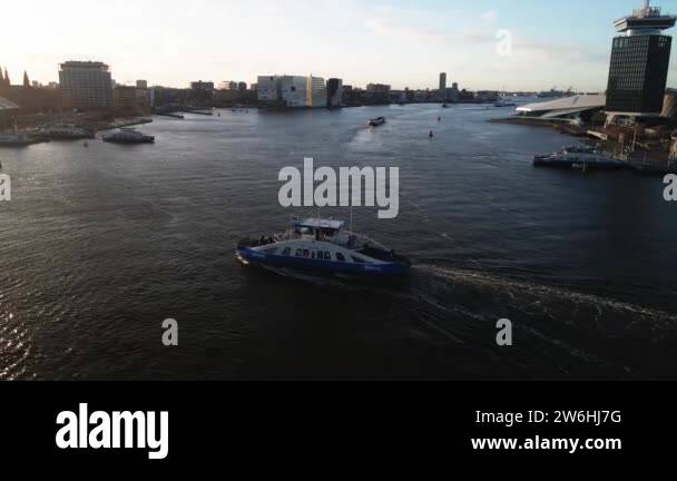 Amsterdam, 25th of March 2021, The Netherlands. GVB public transport ...