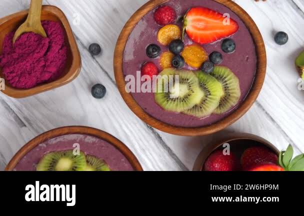 Freeze dried raspberry powder Stock Videos & Footage - HD and 4K Video ...