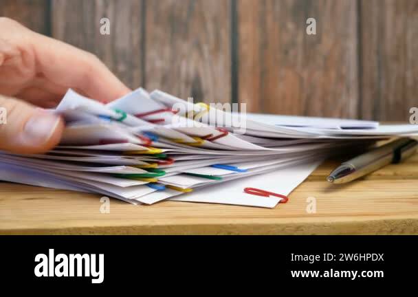 Table binder Stock Videos & Footage - HD and 4K Video Clips - Alamy