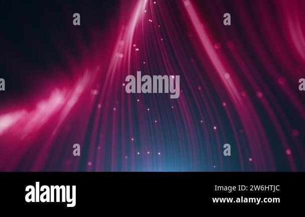 Abstract Flowing Digital Data Lines Network And Communication Loop/ 4k ...