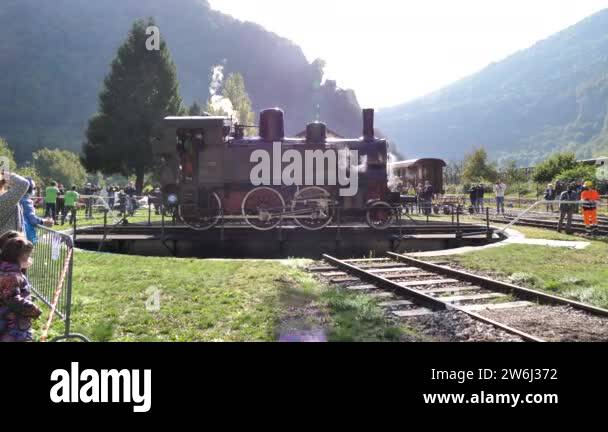 Steam locomotive on the turntable Stock Videos & Footage - HD and 4K ...
