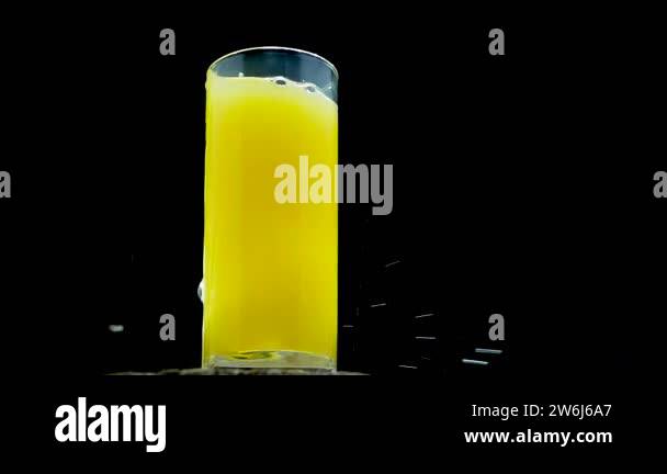 Ice in orange juice splash Stock Videos & Footage - HD and 4K Video ...