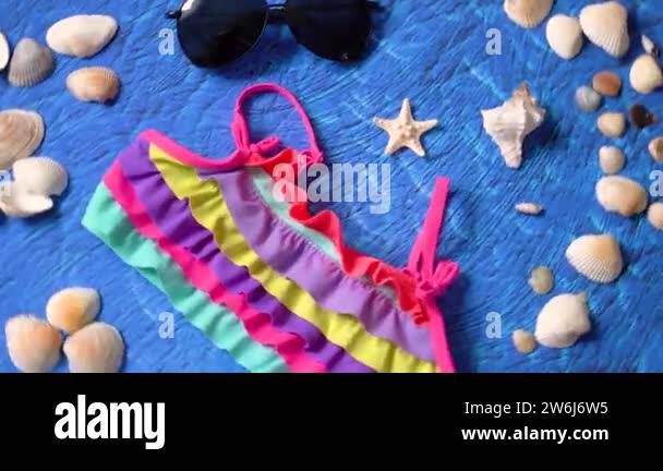 Swimming suit beach accessories Stock Videos & Footage - HD and 4K ...
