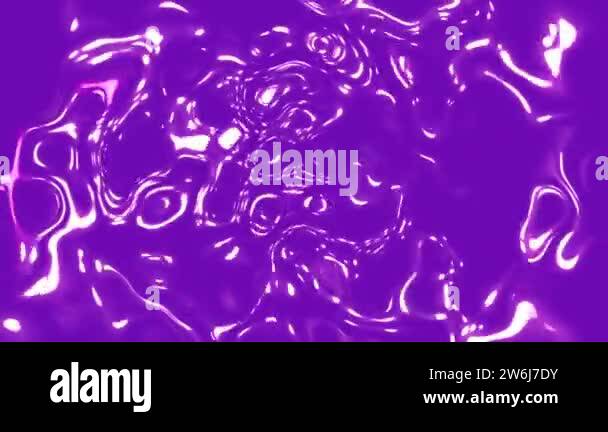 Animated background with moving waves of violet and violet glow with ...