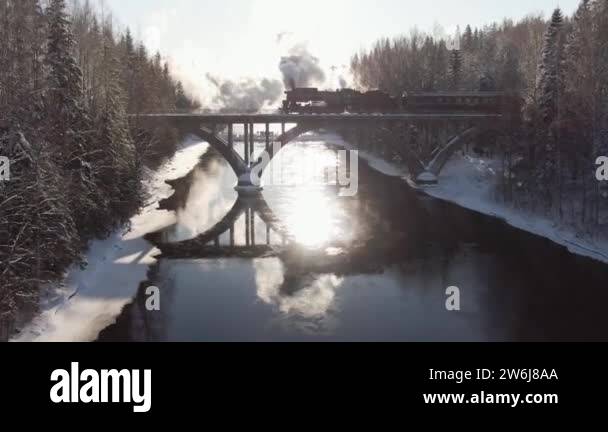 Steam locomotive river bridge Stock Videos & Footage - HD and 4K Video ...