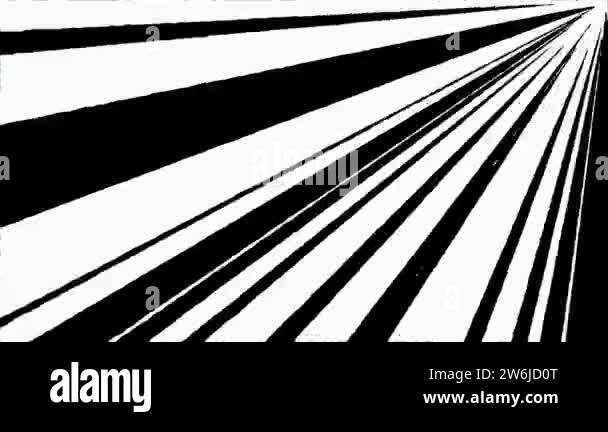 4K Comic Cartoon Super Fast Speed line from Corner Loop Animation Black ...