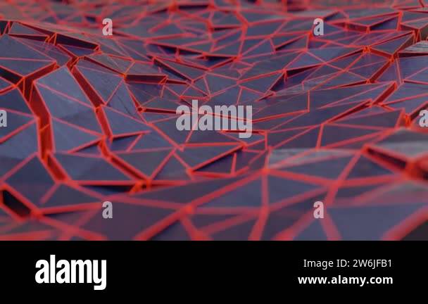 Abstract animated background triangles red Stock Videos & Footage - HD ...