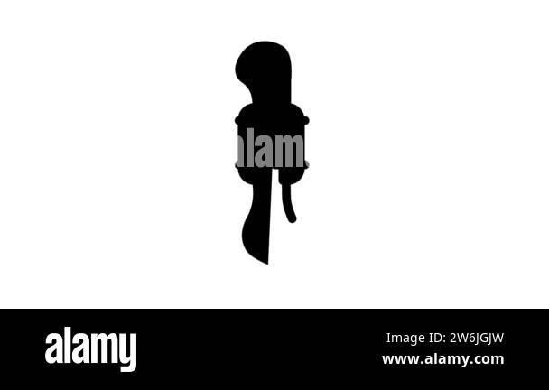 fracture bone treatment black icon animation Stock Video Footage - Alamy