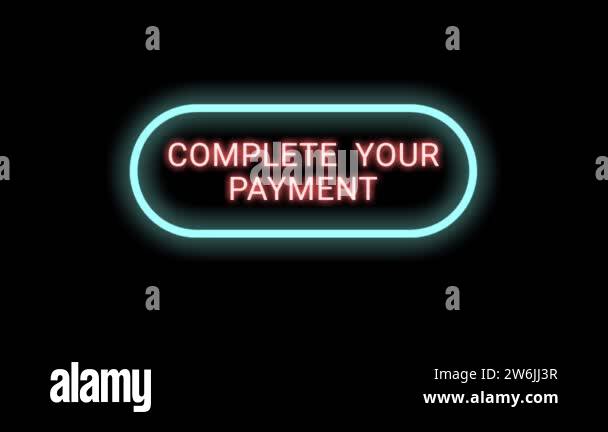 Complete your payment logo with attractive neon colours. Online ...