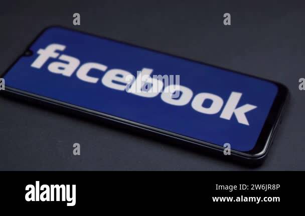 Facebook logo phone Stock Videos & Footage - HD and 4K Video Clips - Alamy