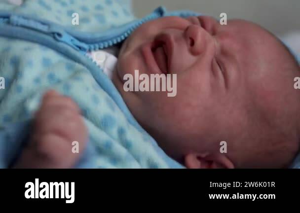 look of baby in camera close up shot. infant, childhood, parental love ...