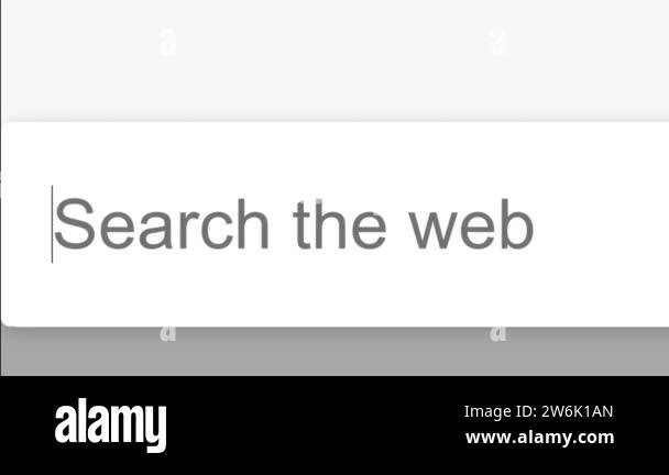 Searching For Self-Driving Vehicle in Search Bar Screen View. Online ...