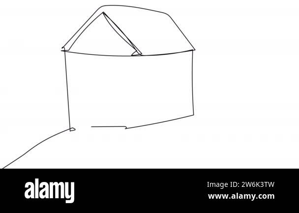 Housing line drawing Stock Videos & Footage - HD and 4K Video Clips - Alamy