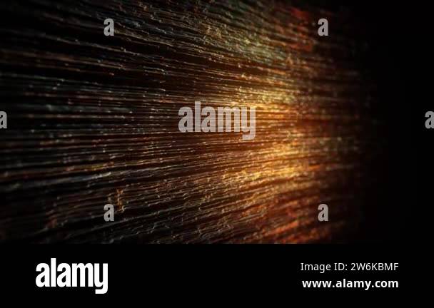 Abstract Glowing Light Strings Background Looping With Depth Of Field