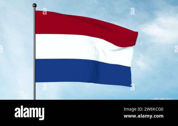 Horizontal tricolour of red white and blue Stock Videos & Footage - HD ...