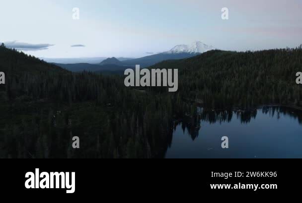 Mount shasta evergreen forest aerial Stock Videos & Footage - HD and 4K ...