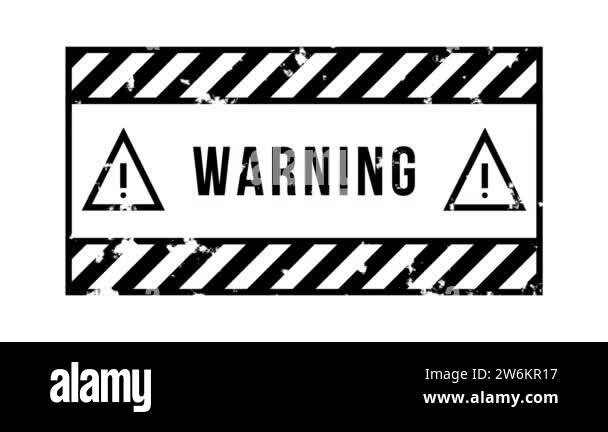 Animated warning Stock Videos & Footage - HD and 4K Video Clips - Alamy