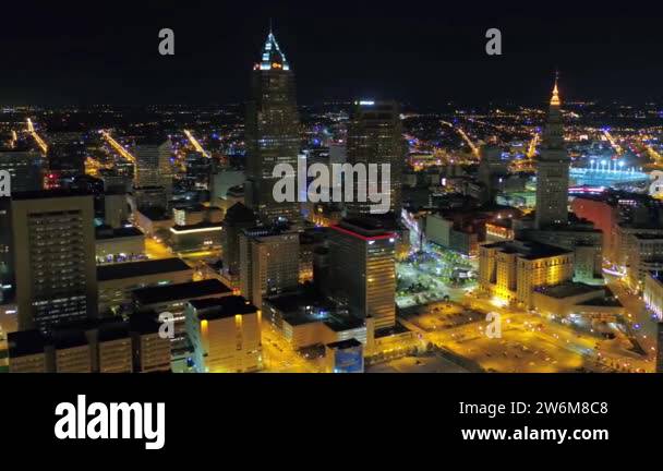 Cleveland ohio landscape night Stock Videos & Footage - HD and 4K Video ...