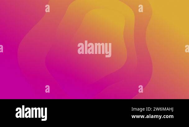 Animation of pink to orange gradient lines waving in seamless loop ...