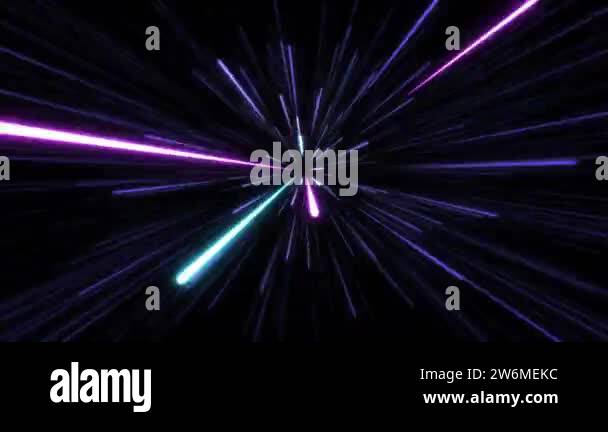 4K Hyperdrive Fast Speed Line Loop Animation Background. Anime Comic ...