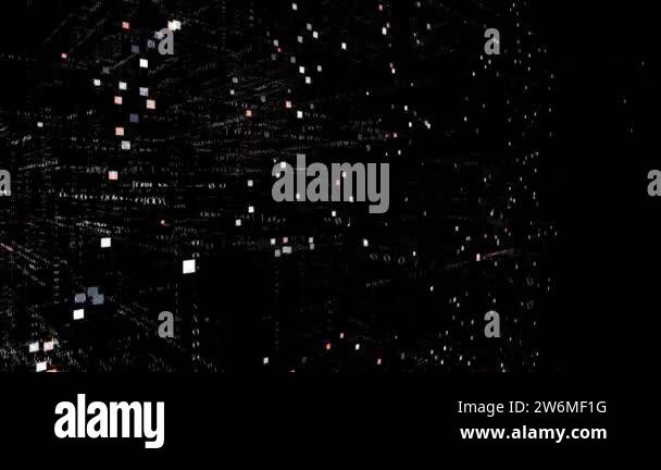 4k AI word artificial intelligence cloud,design animation,binary computer code Stock Video ...