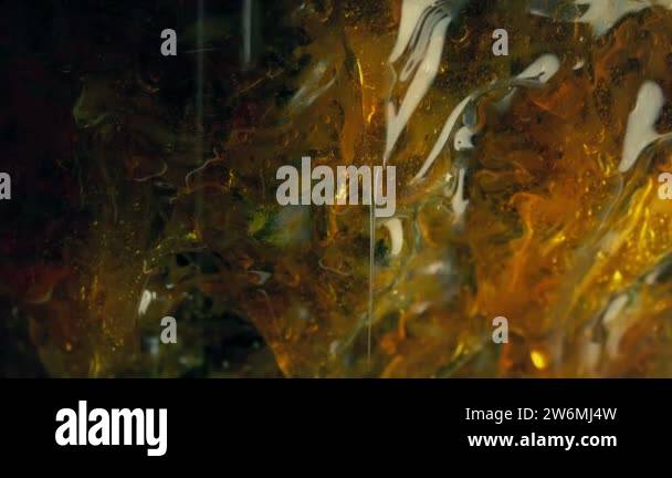 Sci-Fi Alien Creature Background With Dripping Slime Stock Video ...