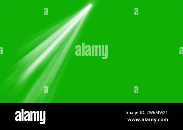 Stage light rays motion graphics with green screen background Stock ...