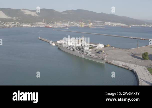 Novorossiysk, Russia. Cruiser Mikhail Kutuzov. Central Naval Museum ...