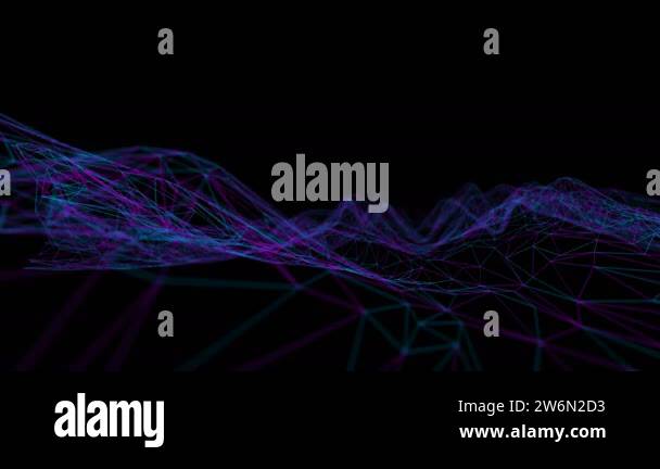 Seamless loop technology wave. Analytics ai cloud big data network ...