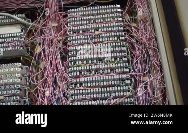 Old telephone switchboard cables Stock Videos & Footage - HD and 4K ...