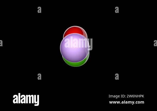 Lithium hypochlorite (Molecular formula LiClO or ClLiO). 3D render ...