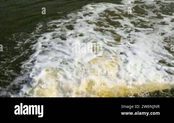 Wastewater, river pollution, environmental pollution, factory ...