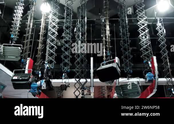 Film set lights hanging Stock Videos & Footage - HD and 4K Video Clips ...