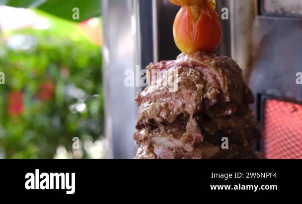 Shawarma cooking on grill Stock Videos & Footage - HD and 4K Video ...