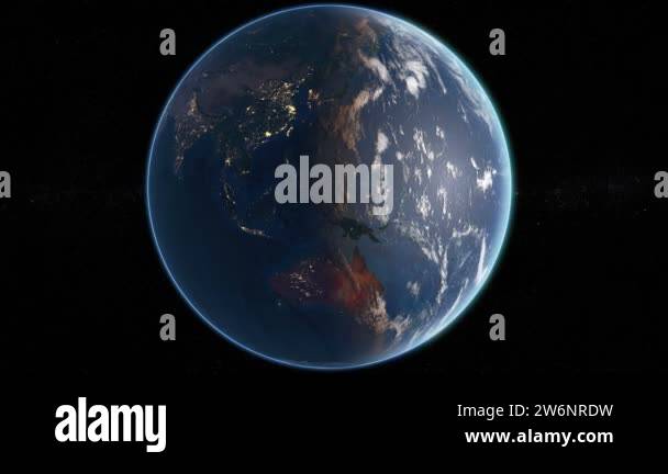 Rotating Earth 4K - Day And Night Stock Video Footage - Alamy