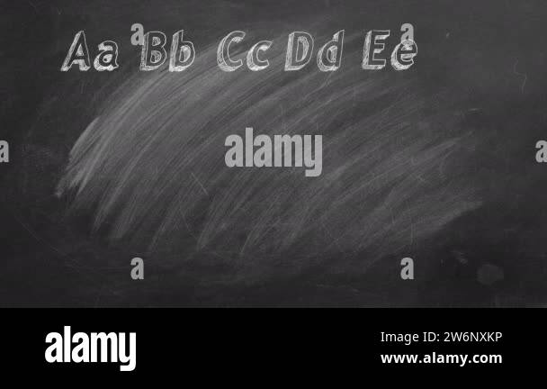 Abc alphabet blackboard Stock Videos & Footage - HD and 4K Video Clips ...