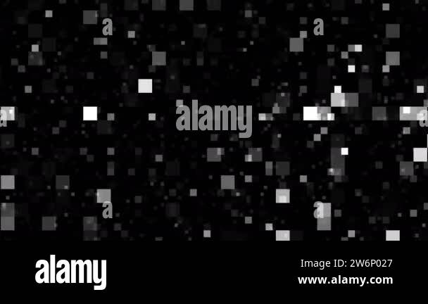 Large Pixelated Posterised Abstract 8-Bit 8bit Starfield Stars Moving ...