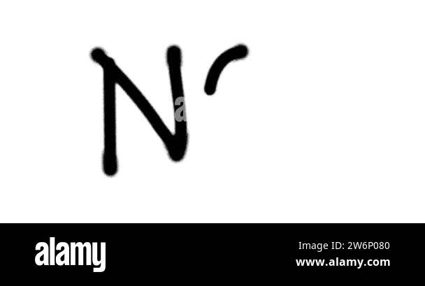 No sign spray painted isolated. Graffiti concept art message of ...