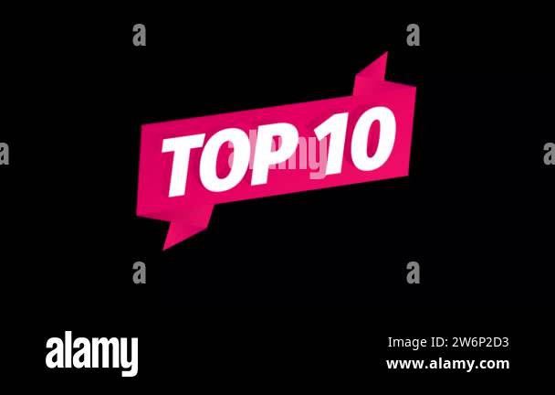 Number 10 award ribbon Stock Videos & Footage - HD and 4K Video Clips ...