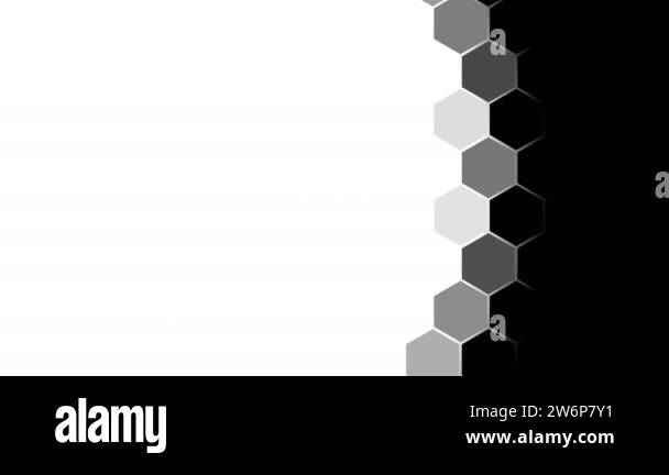 4 black and white mask for transitions based on a hexagonal grid ...