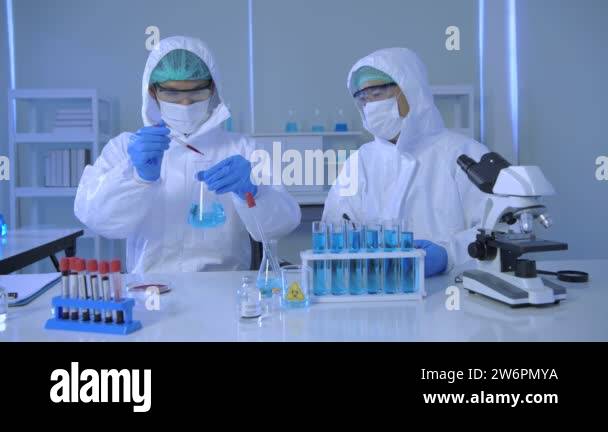 Research concept of 4k resolution. Scientists are working together to ...