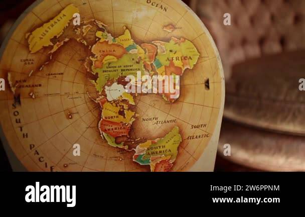 Antique world map circular Stock Videos & Footage - HD and 4K Video ...