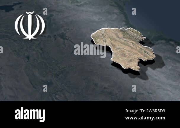 Provinces of Iran animation map Stock Video Footage - Alamy