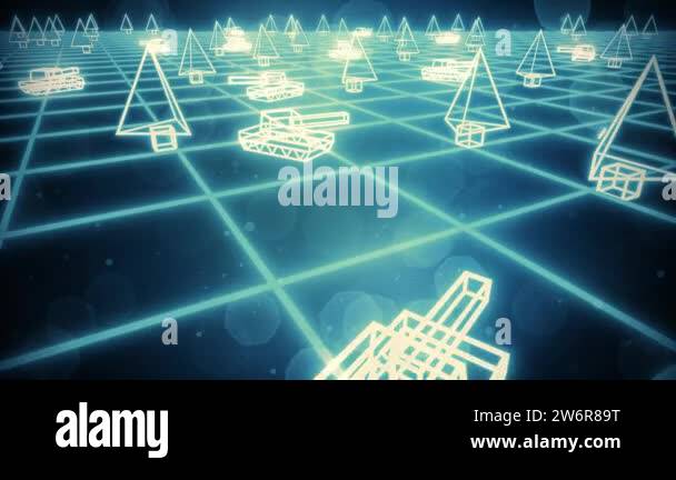 Retro 80s game tanks VHS tape video war battle vector arcade tron ...