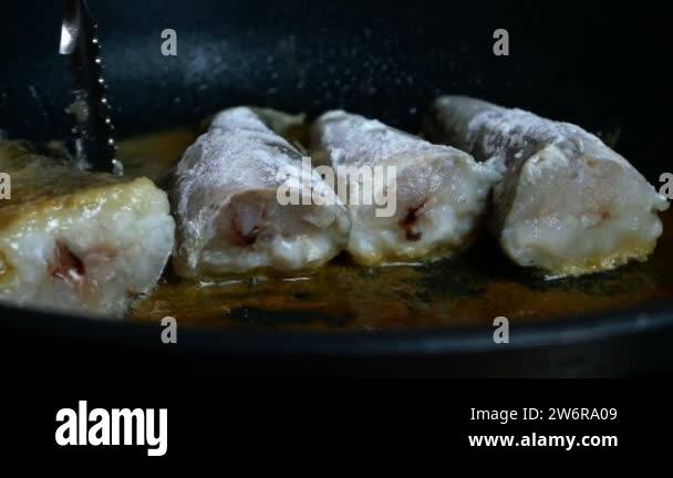 Baked hake fish fillet Stock Videos & Footage - HD and 4K Video Clips ...